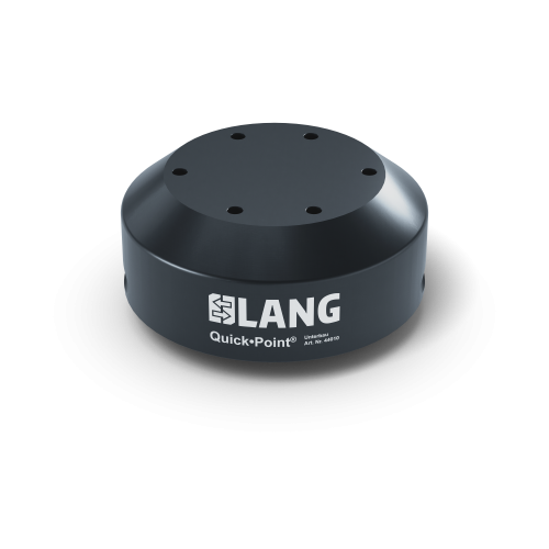 45800: Quick•Point® 96 Round Plate ø 176 x 27 mm with mounting bores ...